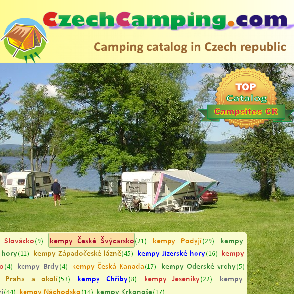 Discover Best Campsites in Czech on CzechCamping.com Caravans ...
